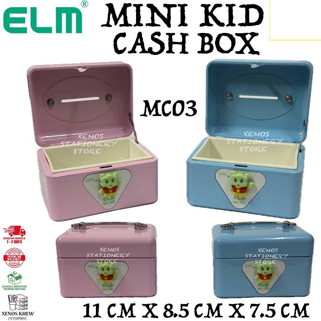 ELM MINI CASH BOX SAVING BOX MC03 (READY STOCK) | Shopee Malaysia