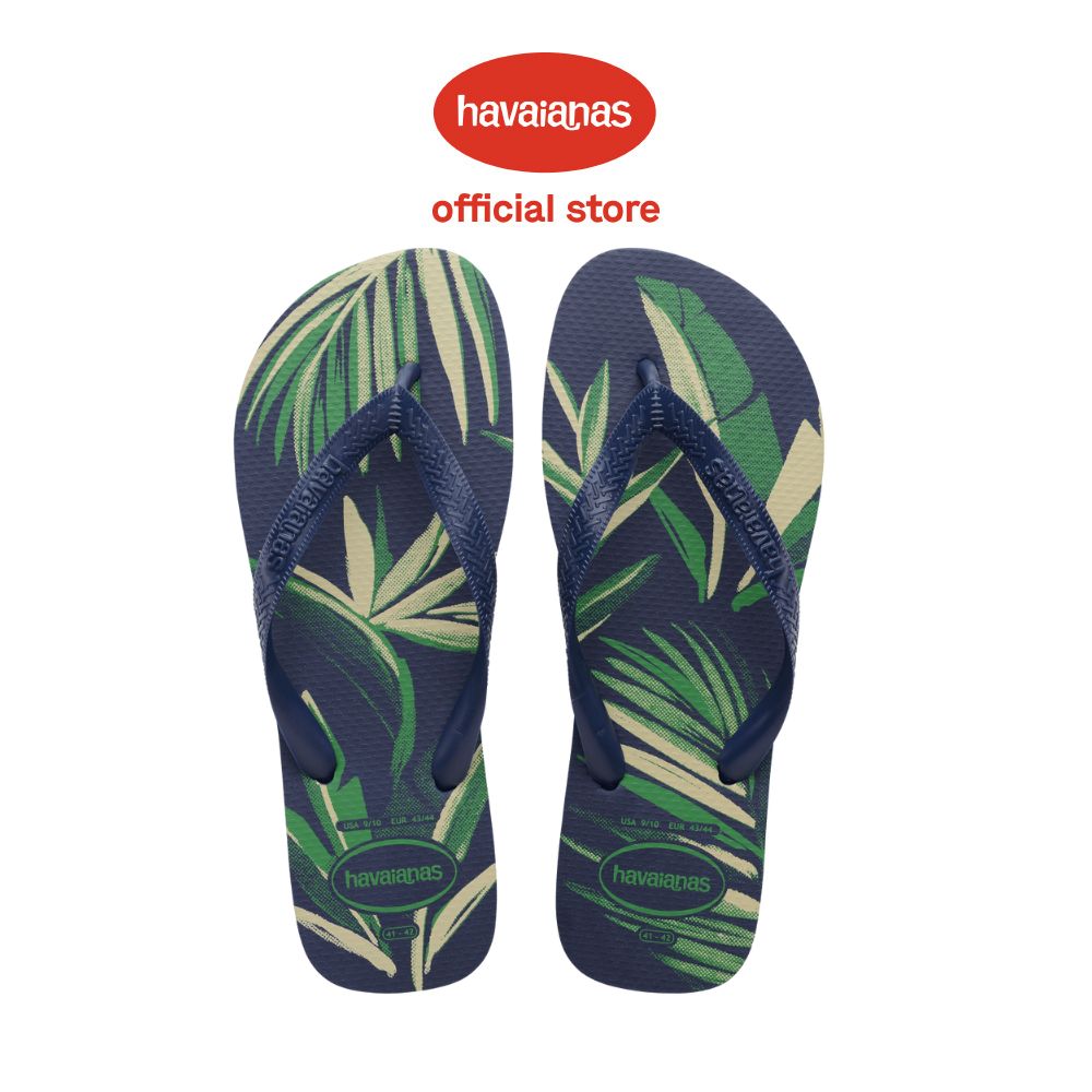 Havaianas Mens Top Aloha Flip Flops - Navy Blue | Shopee Malaysia