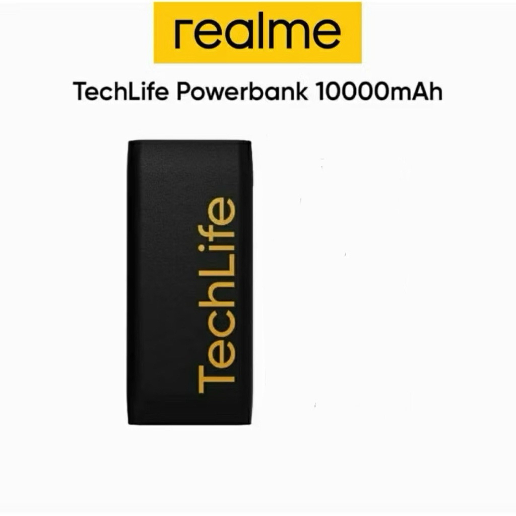 realme TechLife POWER BANK 10000mAh TLPBNK01 | 12W FAST CHARGE | Dual ...