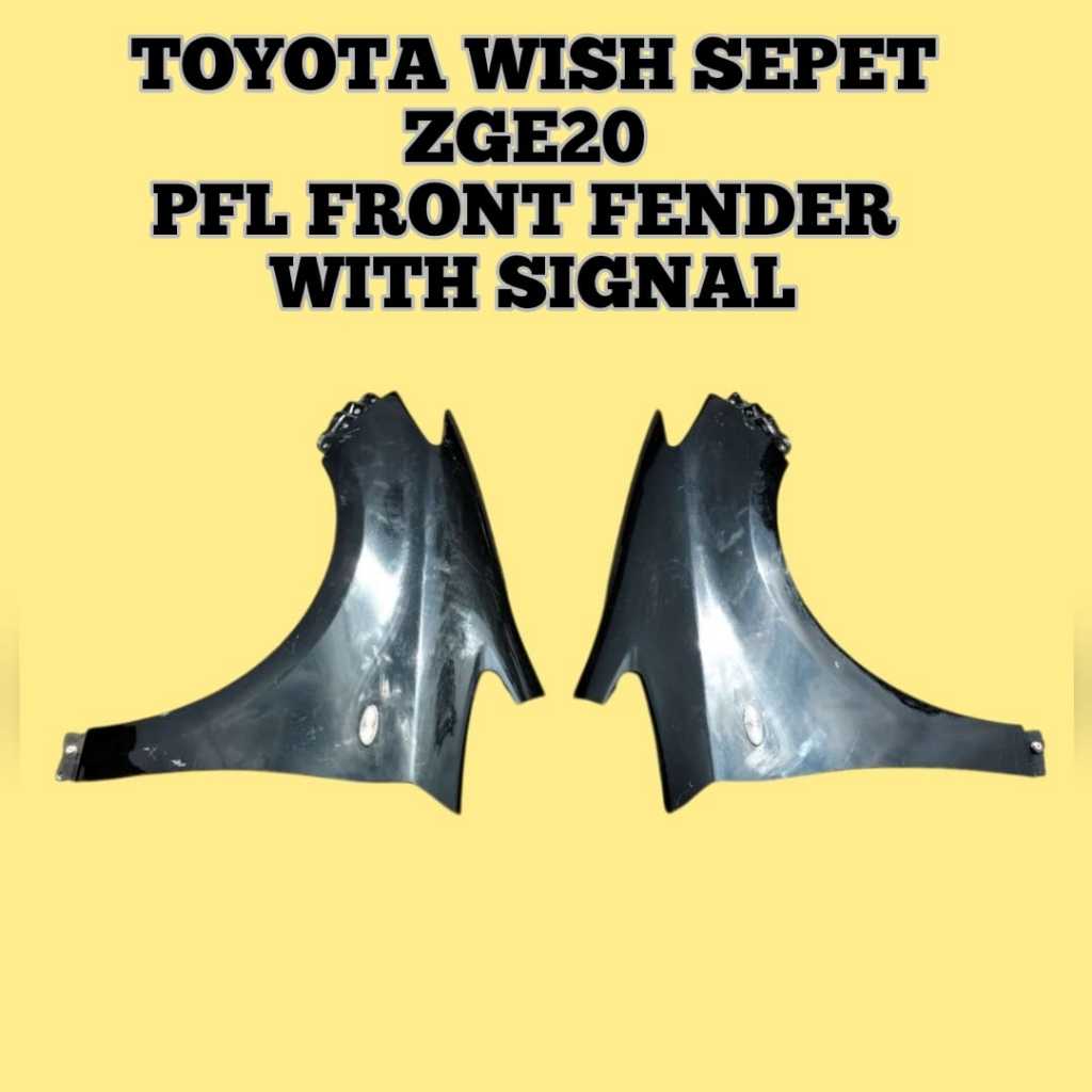 🇯🇵🇯🇵 Toyota Wish ZGE20 PFL Front Fender Mudguard / Side Fender Magat ...