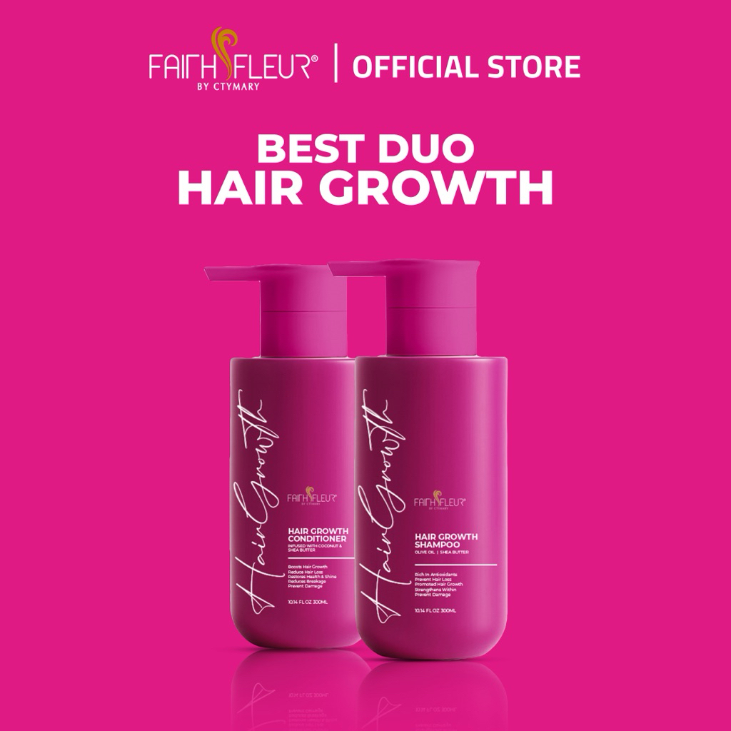 FAITH FLEUR Shampoo Conditioner Rambut Gugur Minyak Kelemumur Perempuan ...