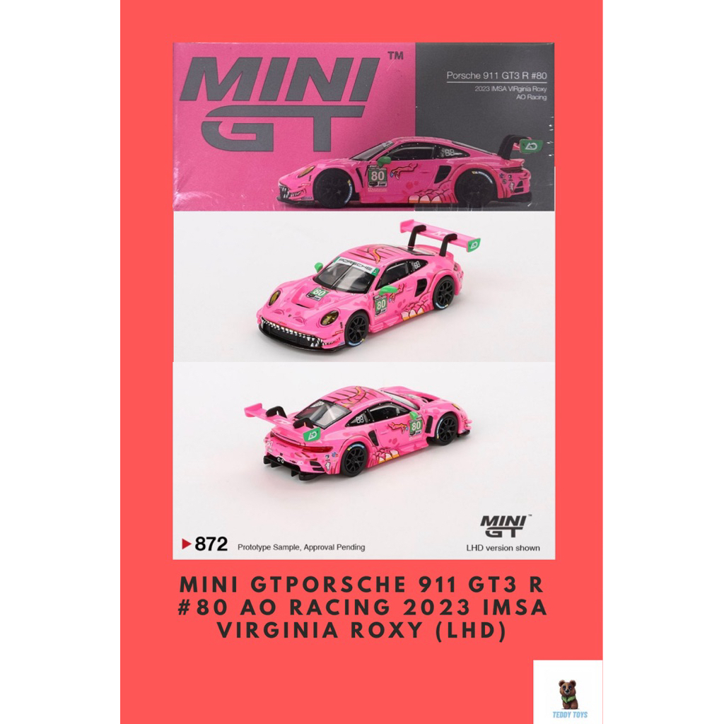 ROXY MINI GT Porsche 911 GT3 R #80 AO Racing 2023 IMSA VIRginia Roxy ...