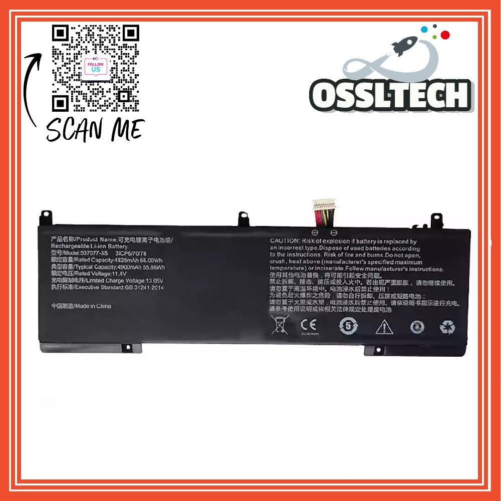 537077-3S-1 Laptop Battery for INFINIX INbook X1 PRO XL11 XL 11 XL12 XL ...