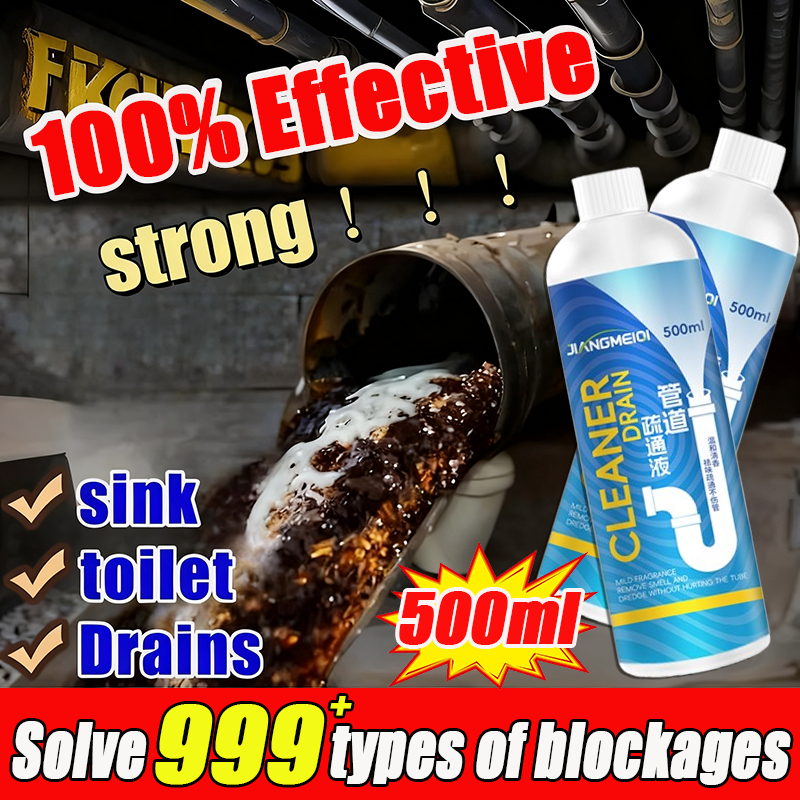 Drain Clog Remover Quickly Unclogs Without Odor Clogged Drain Remover ...