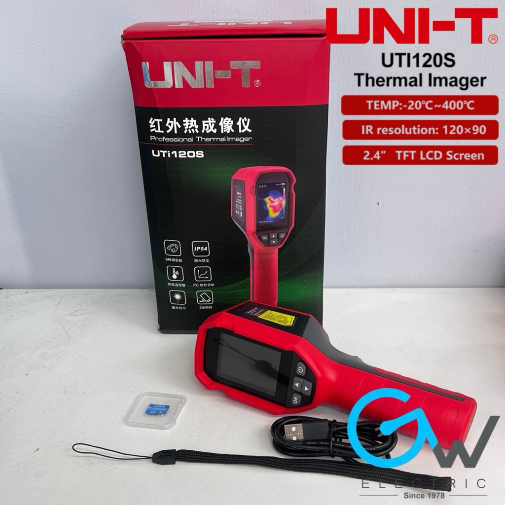 UNI-T UTi120S Infrared Thermal Imager Resolution 120 x 90 Industrial ...