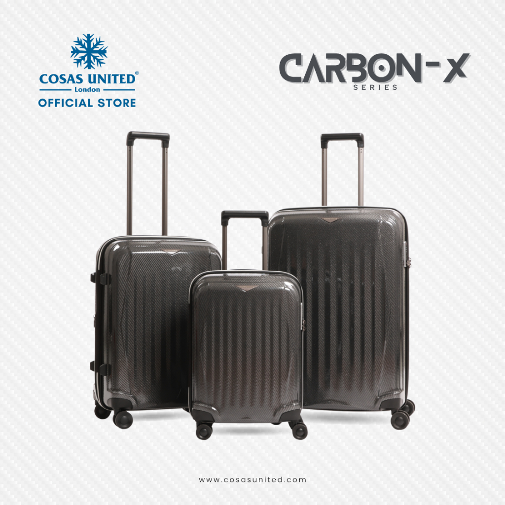 Cosas United - Carbon-X Series Hardcase Luggage (20"/24"/28") | Shopee ...