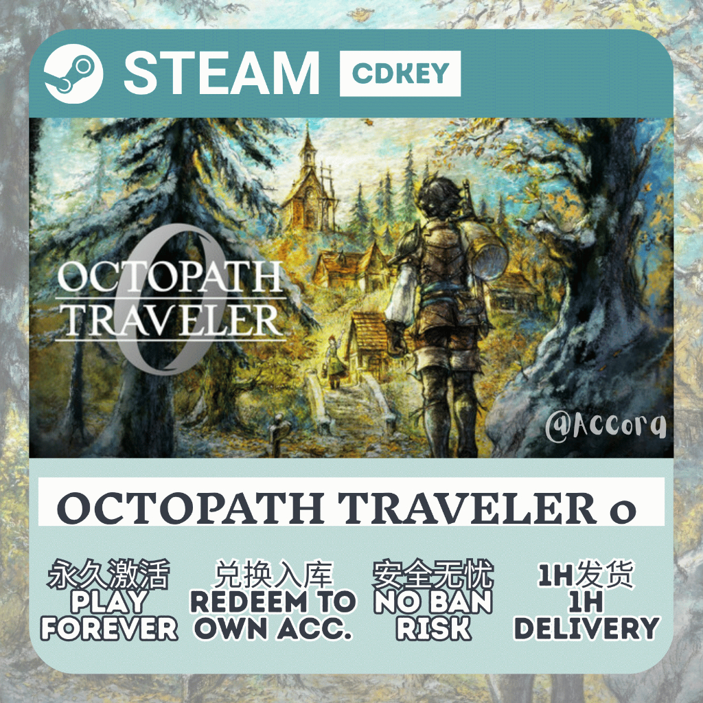 DRM [Steam PC CD Key] OCTOPATH TRAVELER 0 歧路旅人0 Redeem to Steam Library ...
