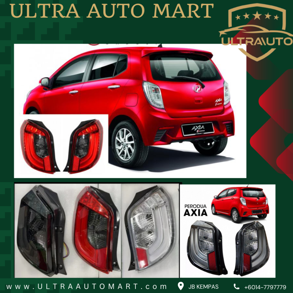 V3 PERODUA AXIA 2014-2020 SE G ADVAN STYLE SPEC TAIL LAMP LIGHT BRAKE ...