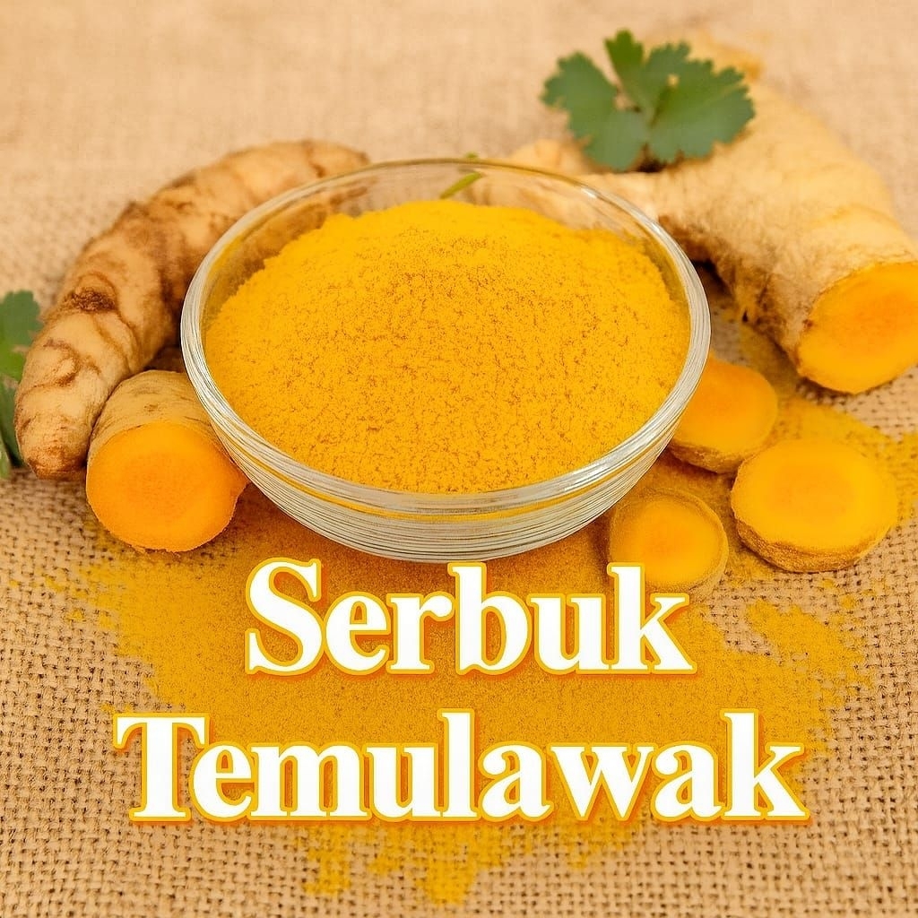Serbuk Temulawak Premium – 100% Natural Herbal Powder (Curcuma ...