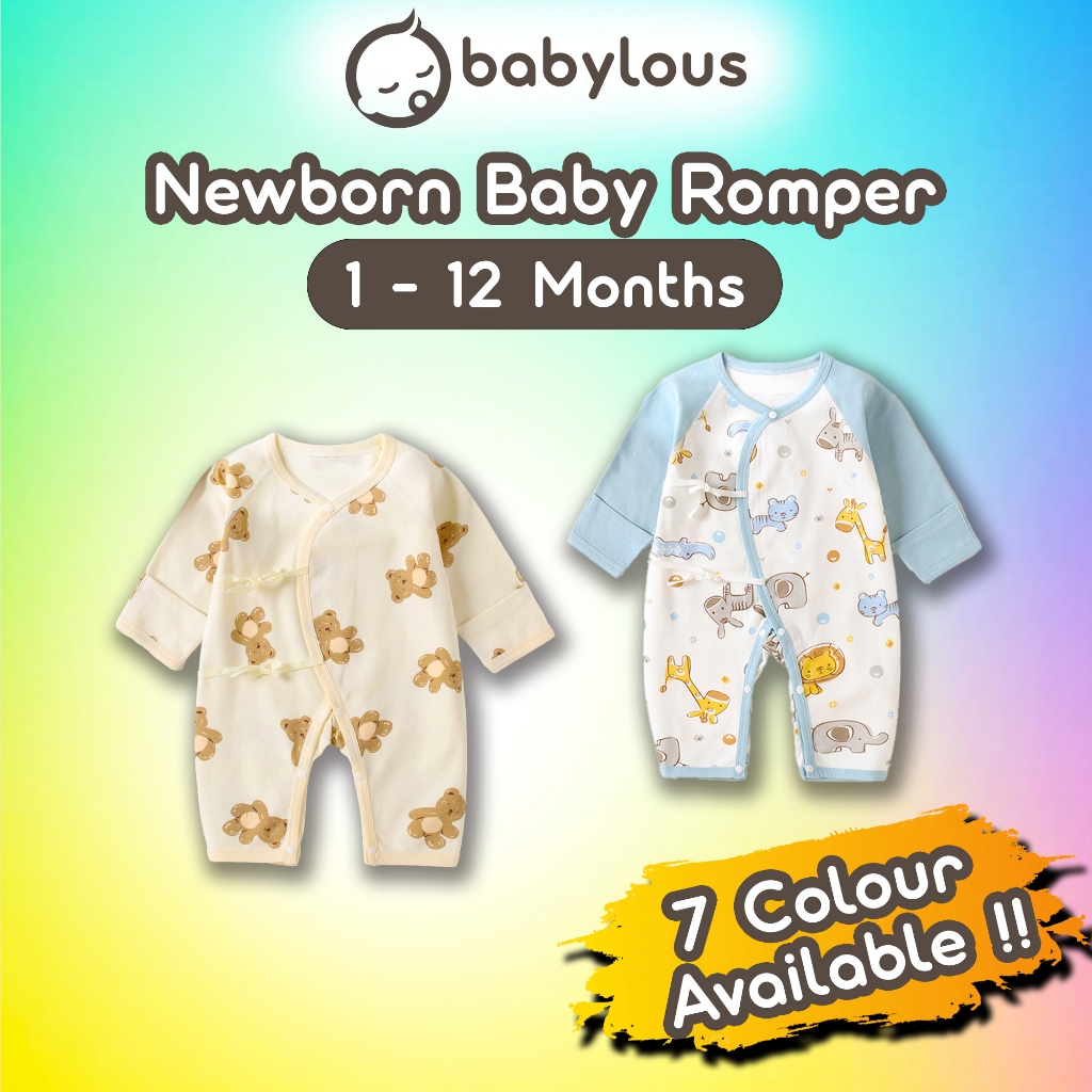Baju Bayi Newborn Long Sleeve Cotton Baby Romper Baju Baby Baby ...