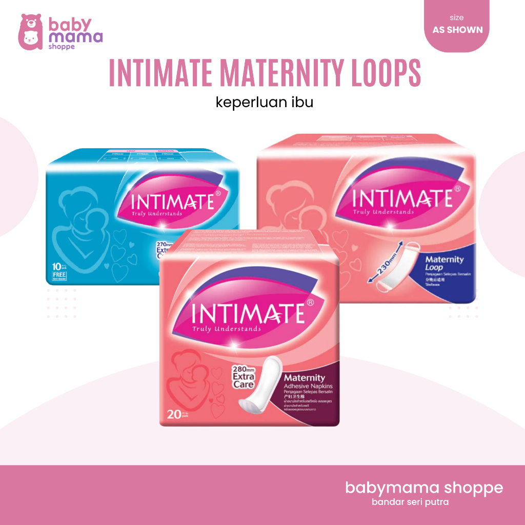 INTIMATE | KEPERLUAN IBU | MATERNITY LOOP PADS & ADHESIVE NAPKINS ...