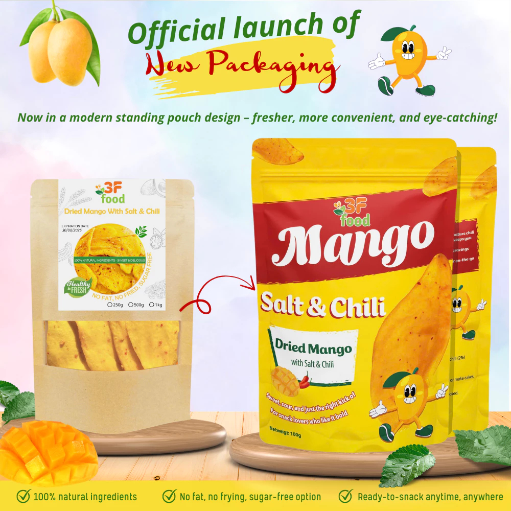 DRIED MANGO WITH SALT AND CHILI Dried Mango Salt Chili Spicy & Sour ...