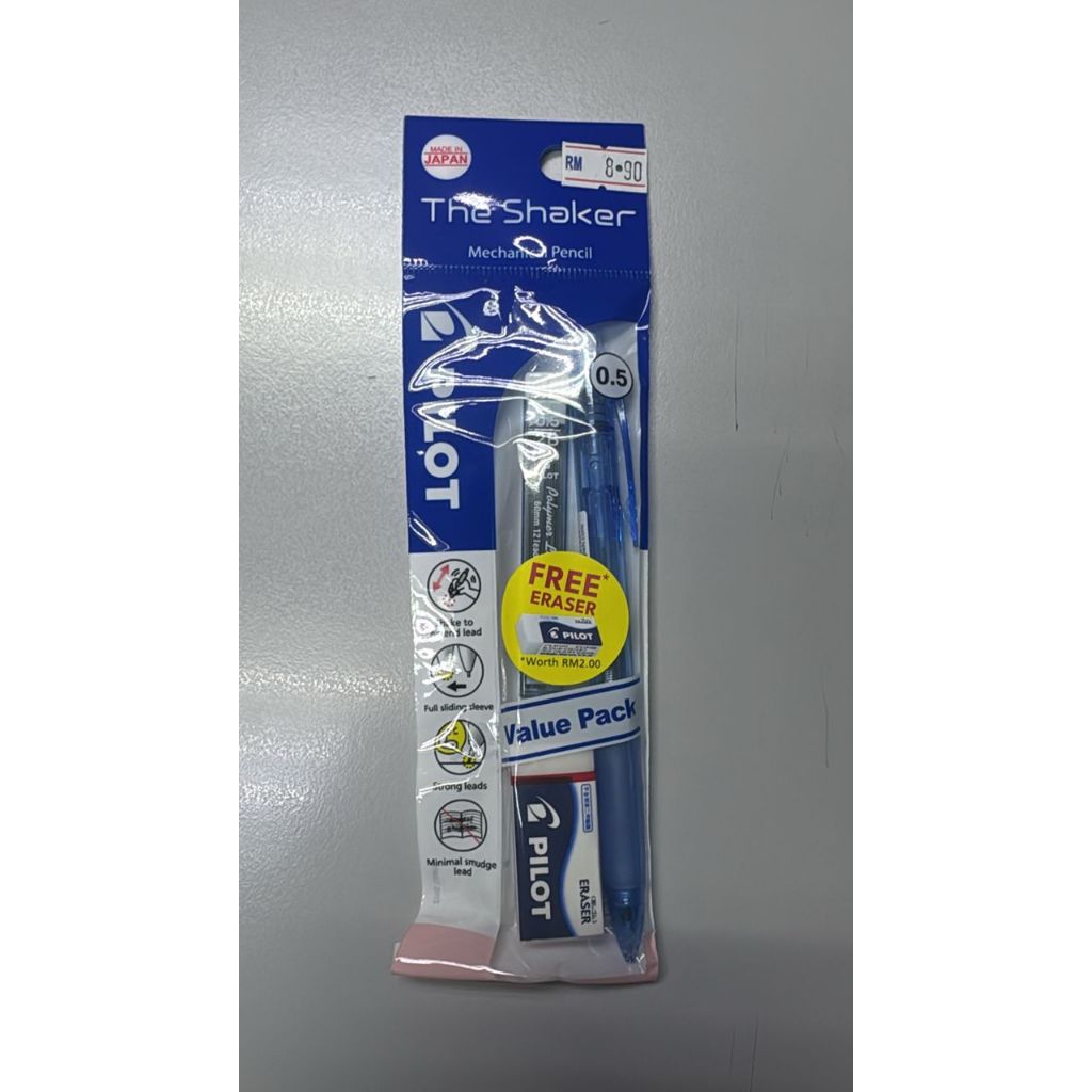 Pilot The Shaker Mechanical Pencil 0.5mm - Value Pack | Shopee Malaysia