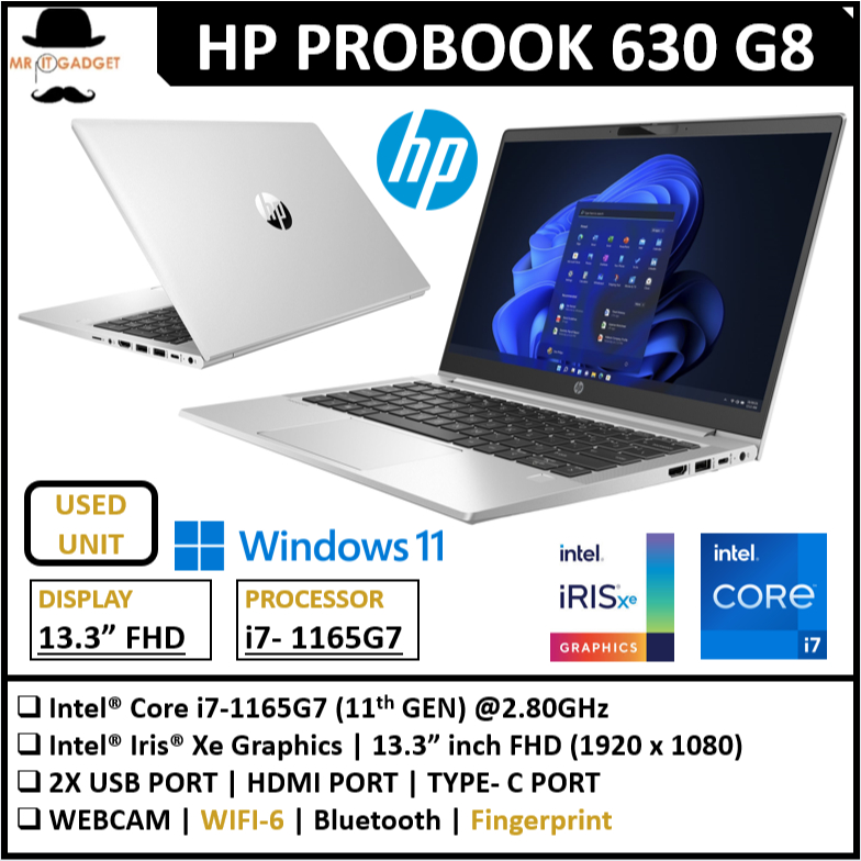HP PROBOOK 630 G8 Business Laptop (1 YEAR WARRANTY T&C)CORE i5 / i7 ...