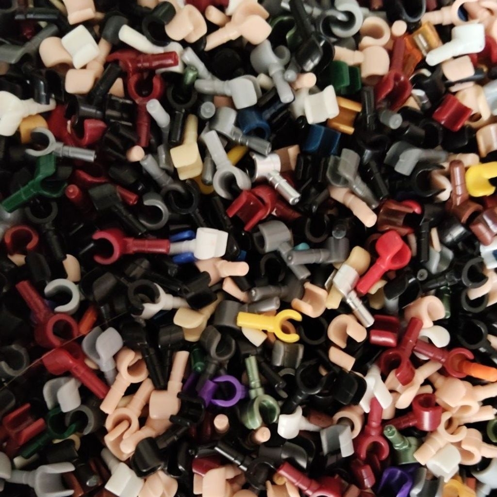 Custom Lego Mini Figures Hands X 50 Pcs ( Random ) | Shopee Malaysia