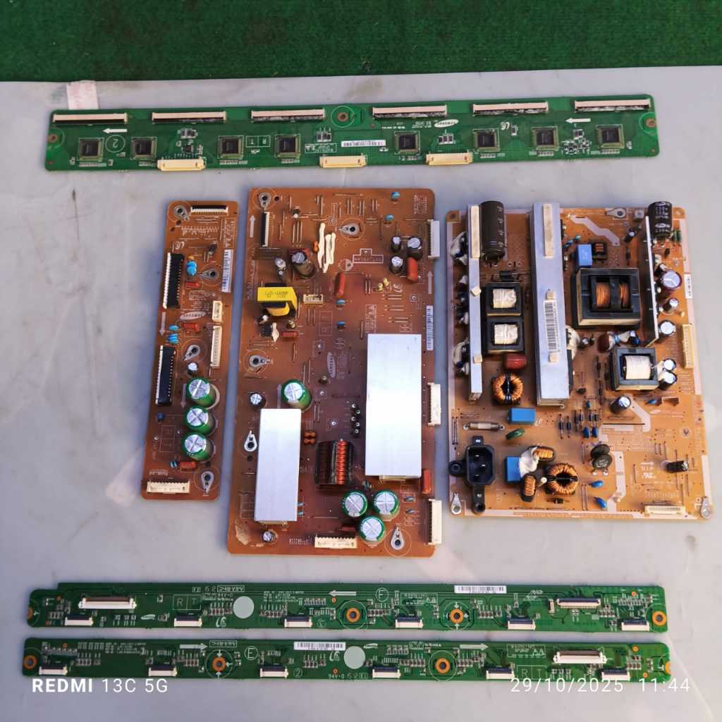 SAMSUNG PS43E450 43" TV POWER SUPPLY, INVERTER,POWER BUTTON AND BUFFER ...