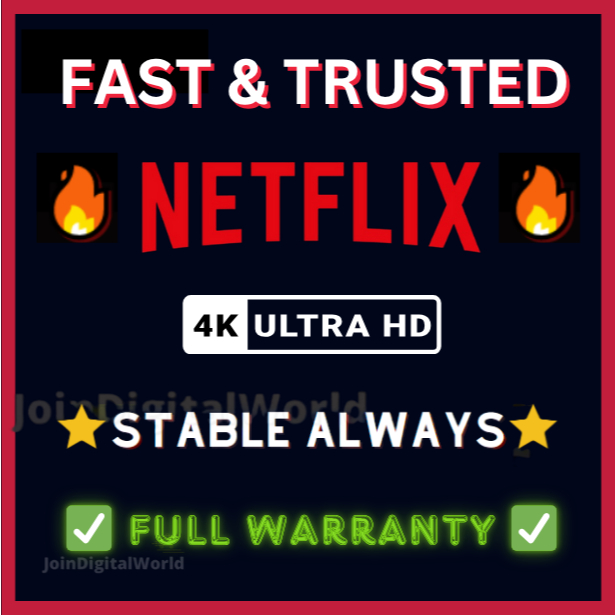 NETFLIX Account 4K FIix Account Premium Plan Neflix Murah | Shopee Malaysia