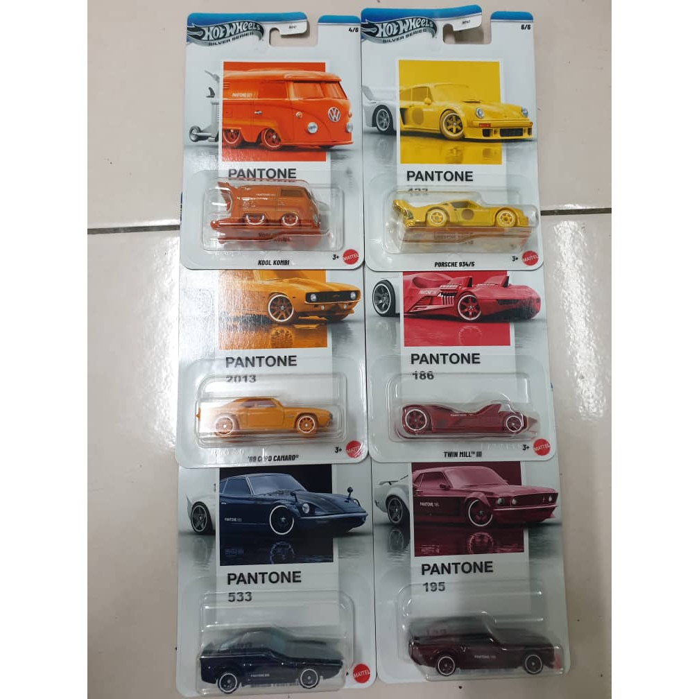 Hot Wheels Silver Series Pantone Kool Kombi Porsche 934/5 '69 Copo ...
