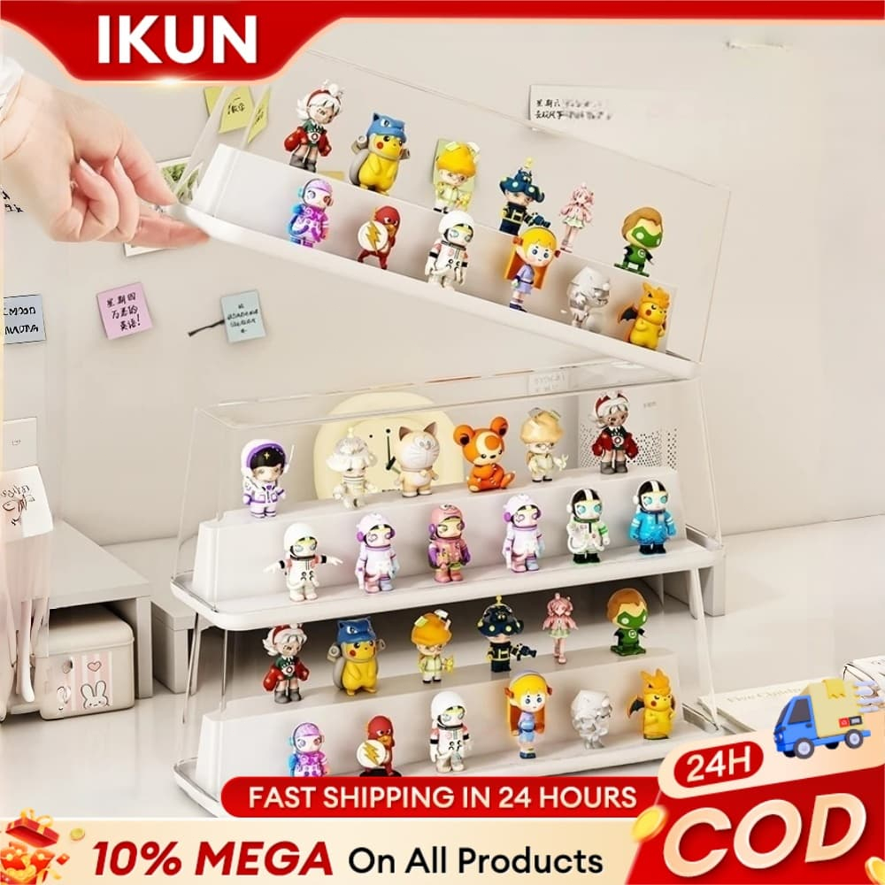 IKun Blind Box Storage Dustproof Storage Box Figure Display Box Toys ...