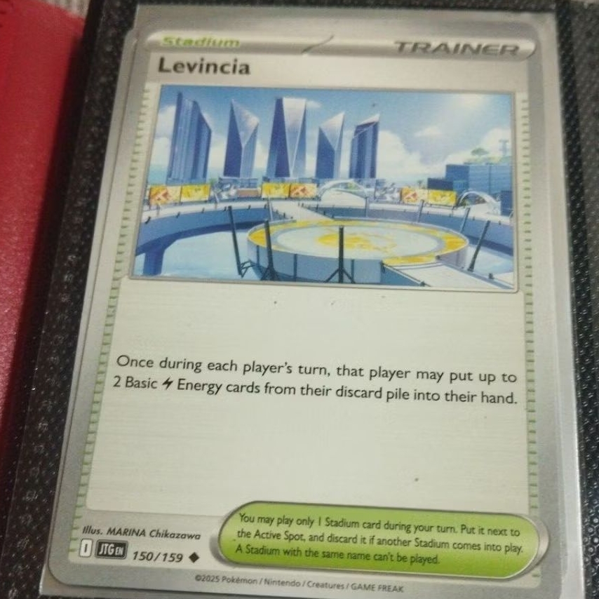 Original Pokémon TCG - Stadium Levincia 150/159 Journey Together ...
