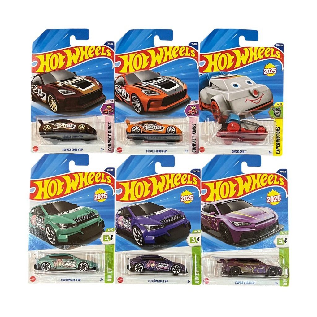 [ADD-ON DEAL] ORIGINAL MATTEL HOTWHEELS/ MAINLINE TOYOTA GR86 KIA EV6 ...