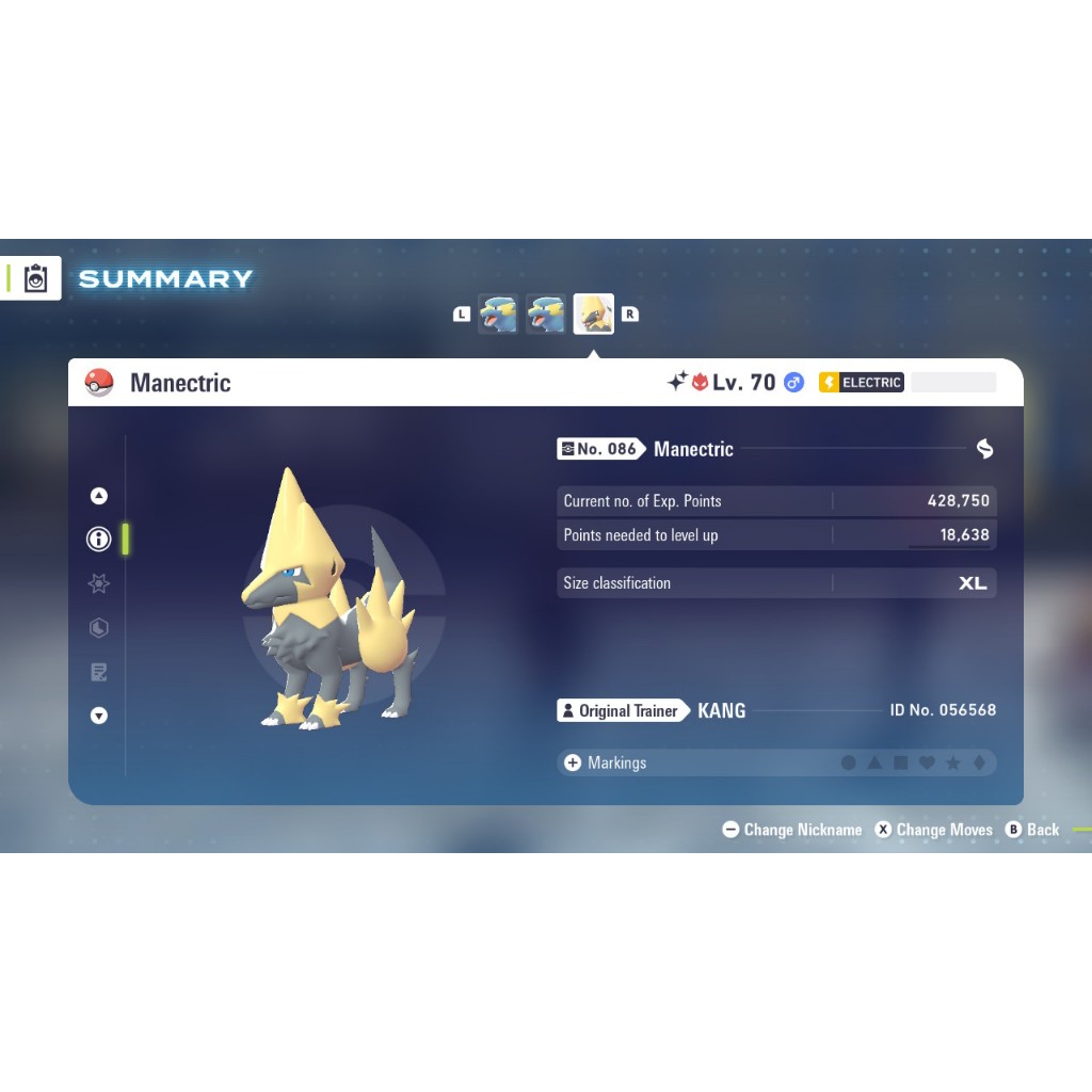 Pokemon Legends Z-A - 6IV Shiny Alpha Manectric | Shopee Malaysia