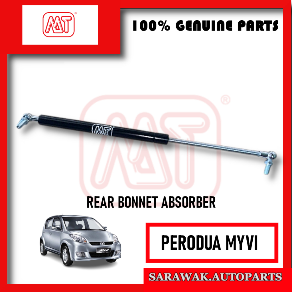 Rear Bonnet Absorber Boot Damper Gas Spring Perodua Myvi 2005 - 2017 ...