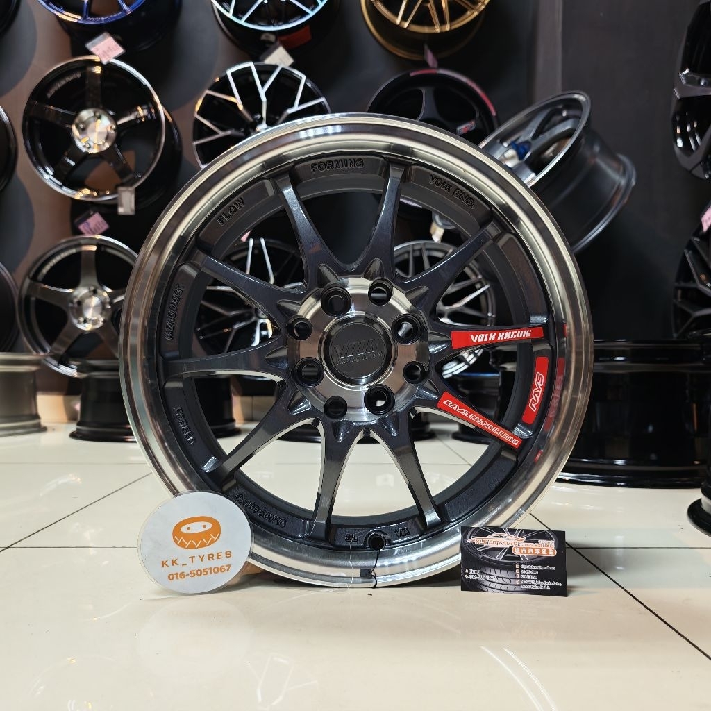 [4PCS] New Sport Rim 15inch CE28 15X6.5JJ ET40 8H100/114.3 DGM | Shopee ...