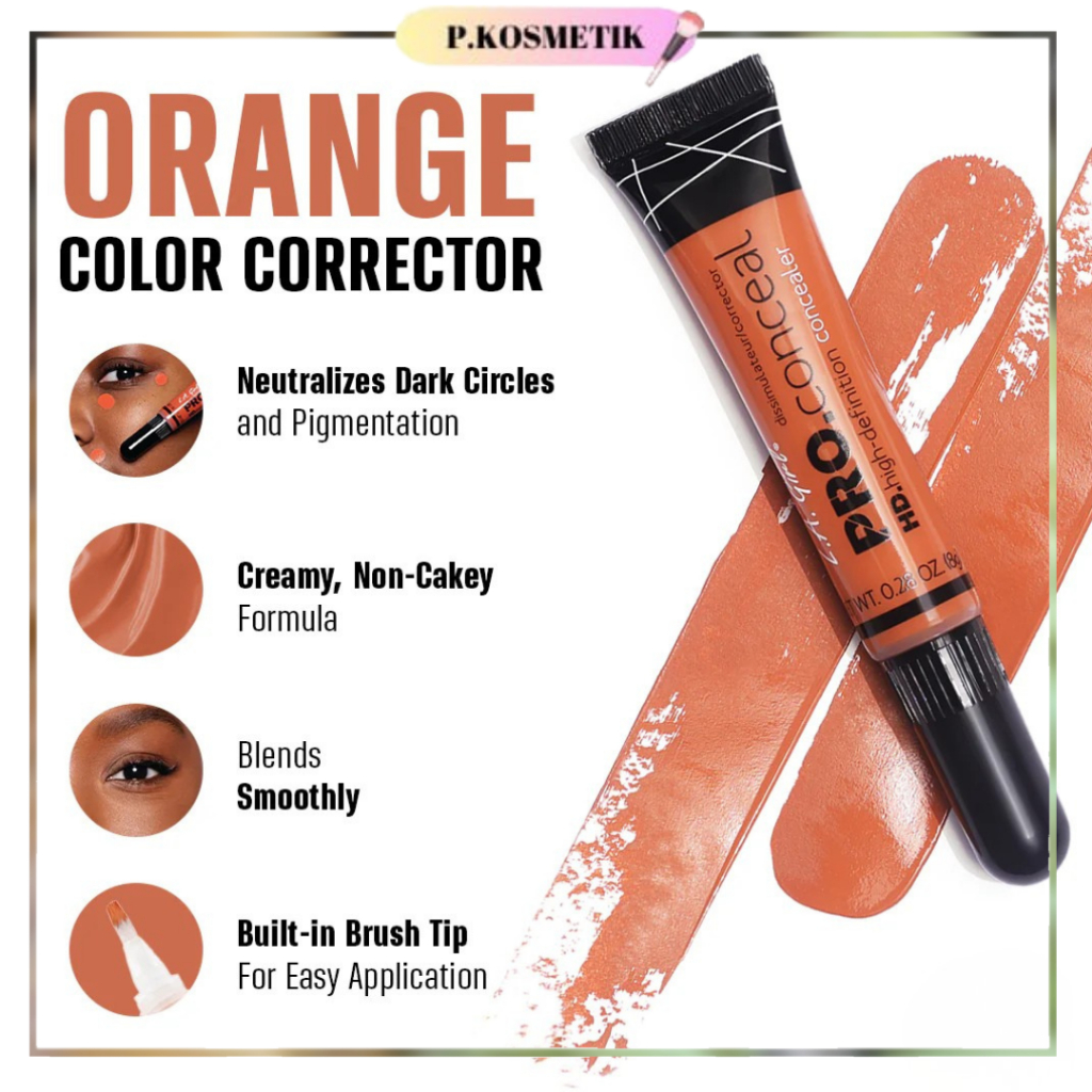 LA GIRL PRO CONCEAL HIGH DEFINITION CONCEALER ORANGE CORRECTOR 20G ...