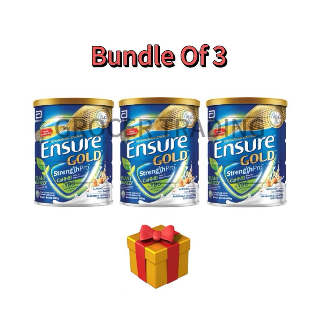 (Exp: 2027) Ensure Gold Plant Based Almond 800G or Bundle 3 or 6 ...