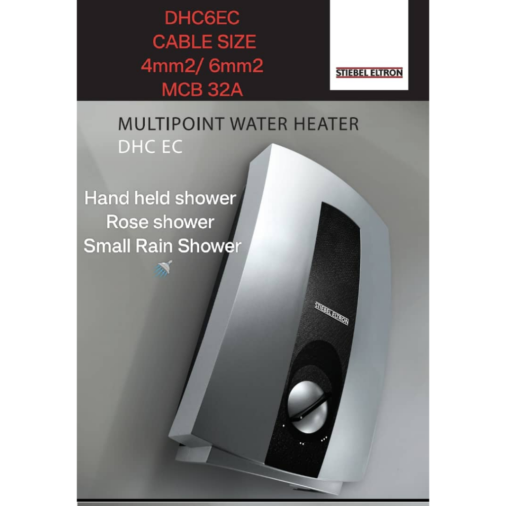Germany's No 1 STIEBEL ELTRON DHC 6EC Tankless Multipoint Instantaneous ...