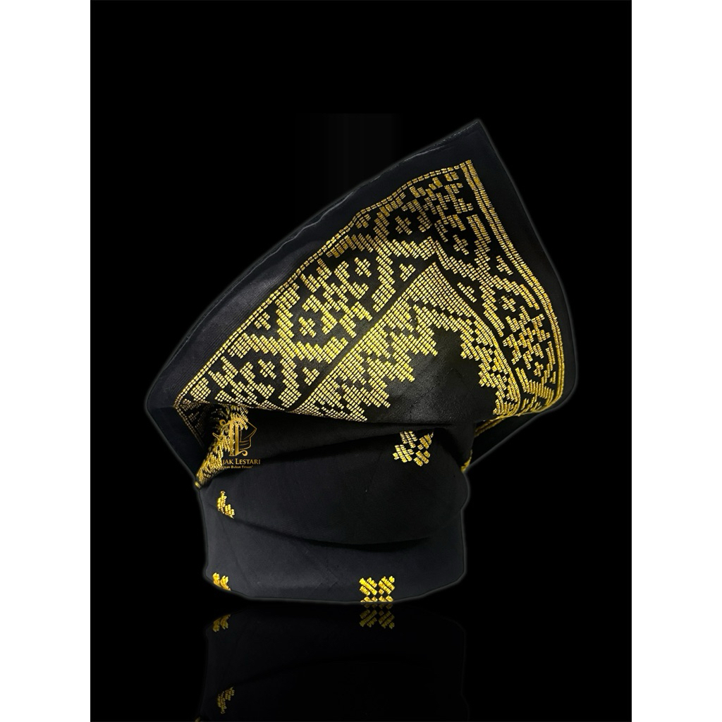 Tanjak tengkolok warisan songket Cogan Daun Kopi | Shopee Malaysia