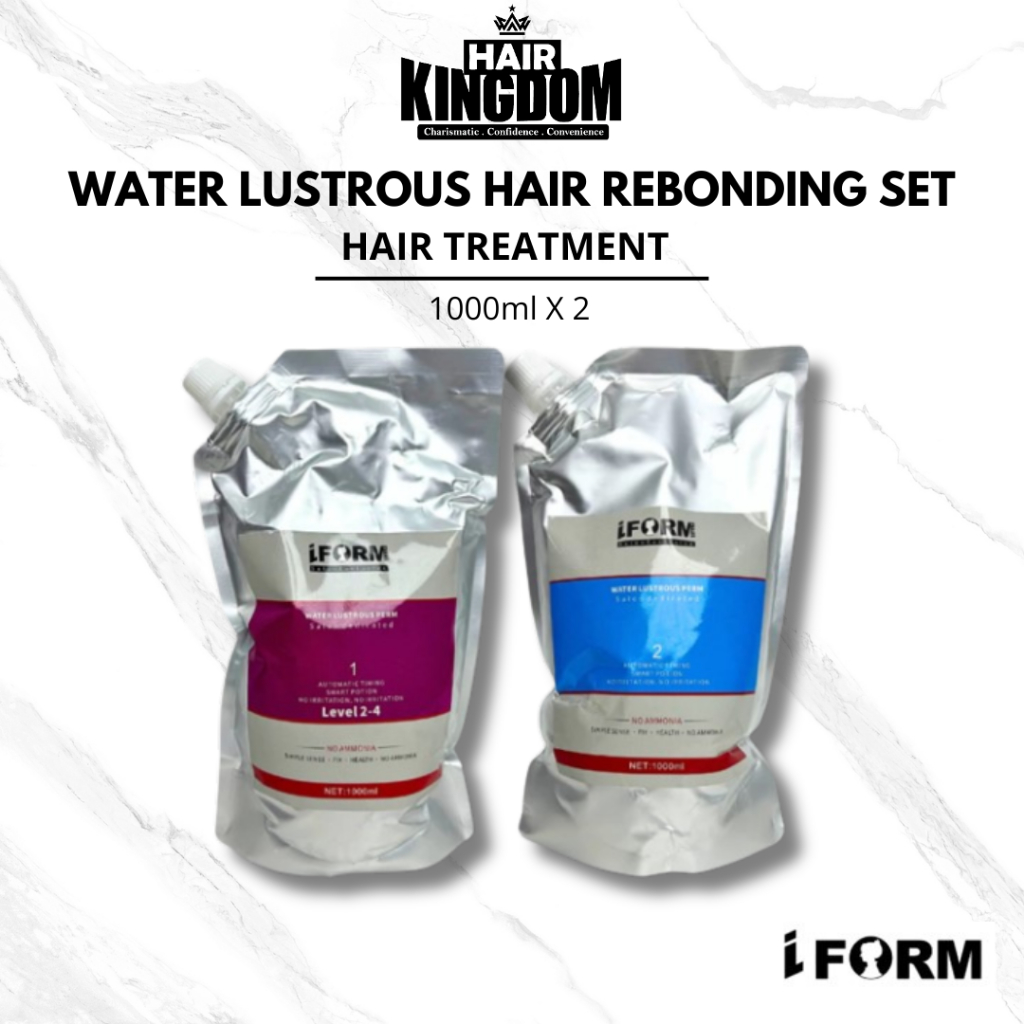 IFORM Water Lustrous Hair Rebonding Set Level 2-4,5-7,8-9 Normal Colour ...