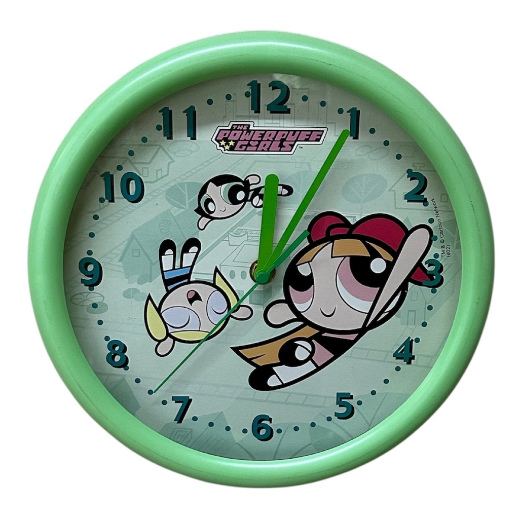 The Powerpuff Girls by Cartoon Network license wall clock 25cm random ...