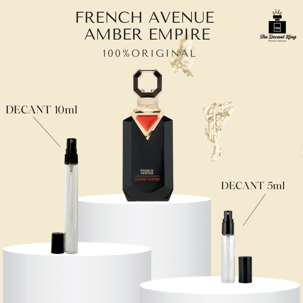 [DECANT] French Avenue Amber Empire Edp 5ml & 10ml tester perfume ...