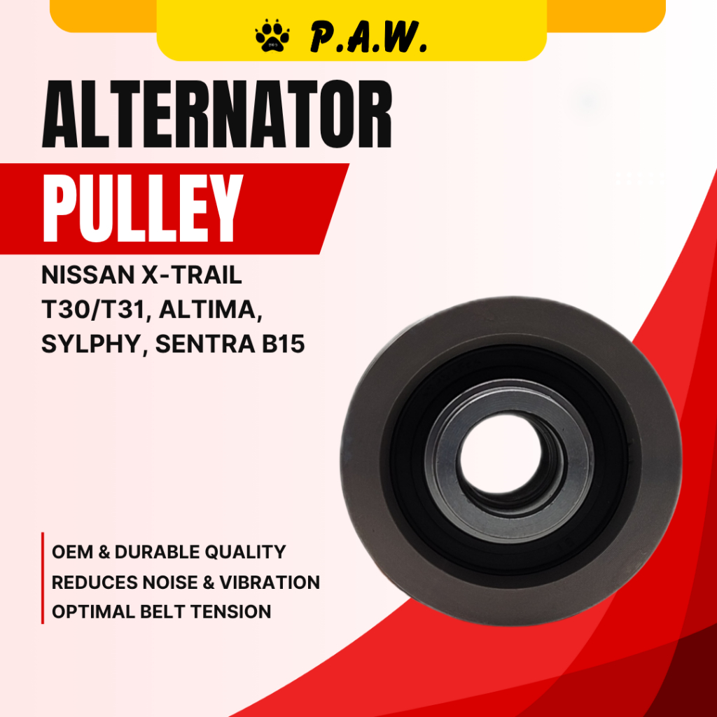 535004410 PAW Alternator Pulley - Nissan X-Trail T30/ T31, Altima ...