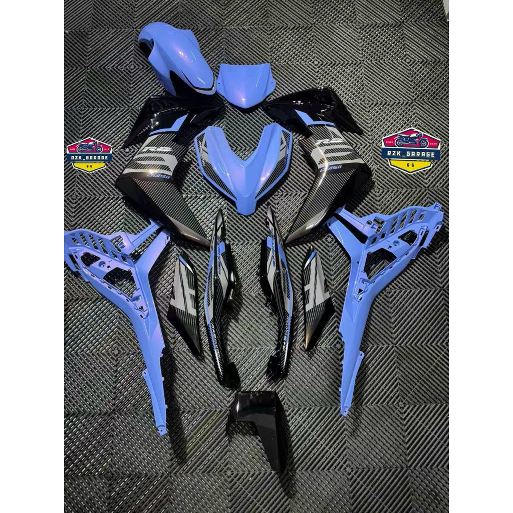 🇻🇳COVERSET EXCITER Y16 V1 V2 RC EXCITER PASTEL BLUE YAMAHA Y15 V2 HLY ...