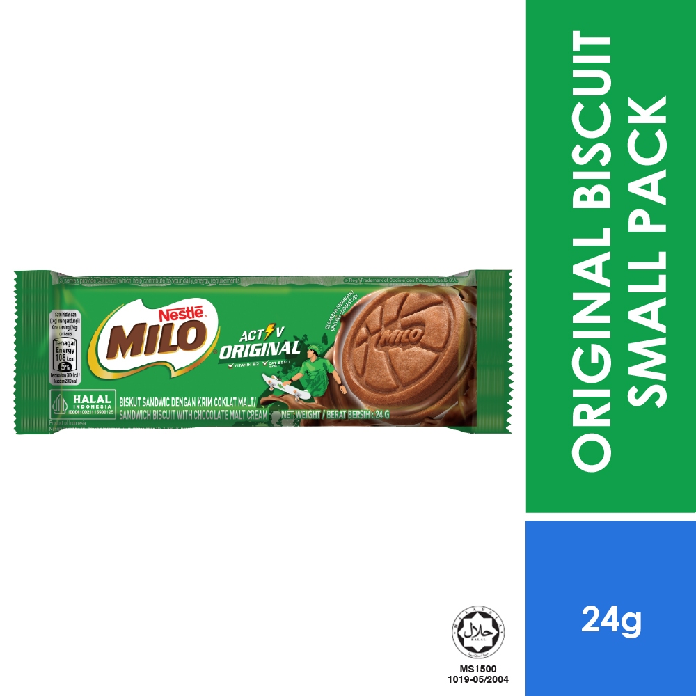 NESTLE MILO Original Biscuit Small Pack 24g | Shopee Malaysia