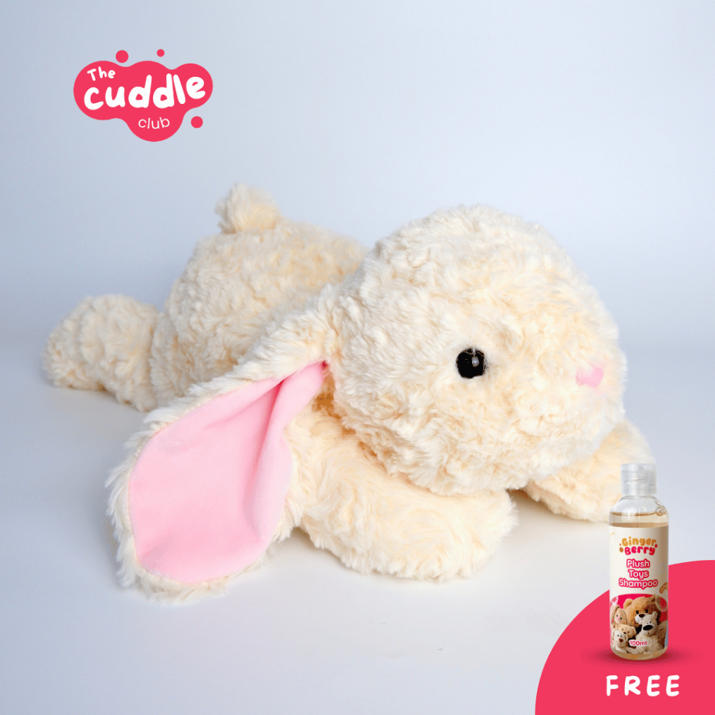 Bunny Plush Toy (Free 100ml Shampoo) | Super Soft Rabbit Stuffed Animal ...
