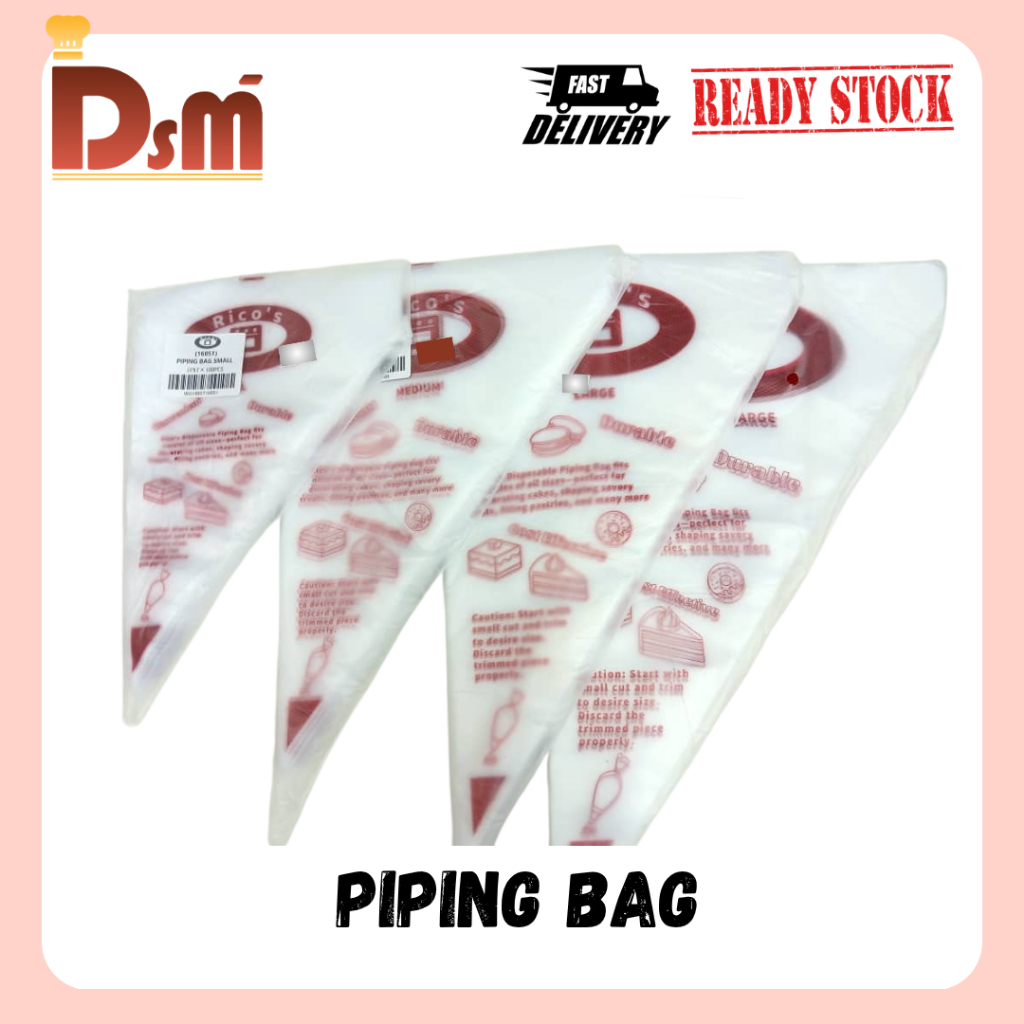 DSM - 100'S RICO'S PIPING BAG SMALL / MEDIUM / LARGE / EXTRA LARGE ...