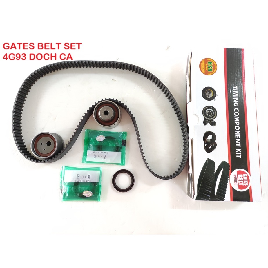4G93 DOCH GATES TIMING BELT KIT SET GSR NA TURBO MITSUBISHI WIRA SATRIA ...