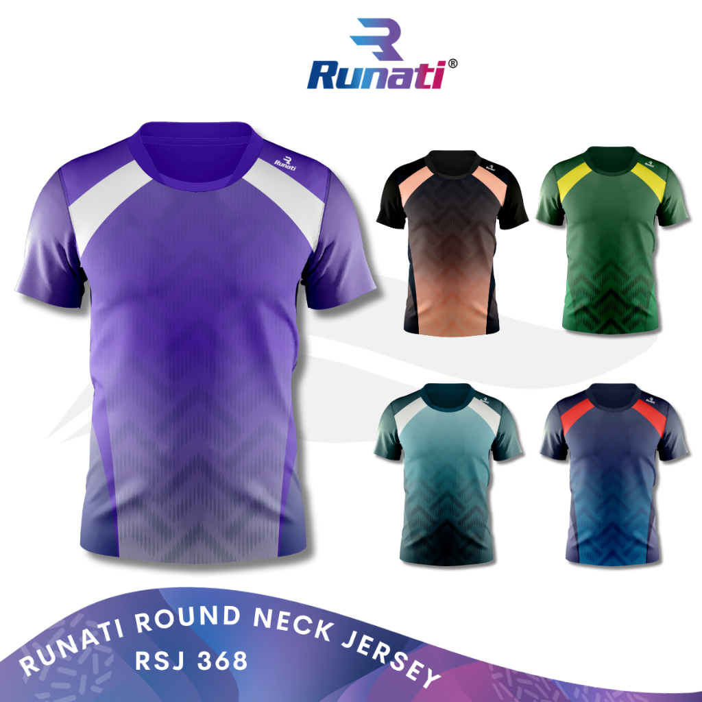 Runati Round Neck Jersey RSJ368 Sports Shirt | Baju Jersi Bersukan ...