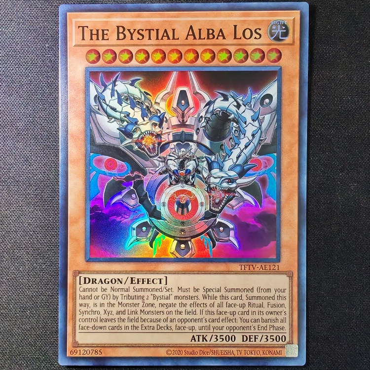 YUGIOH TFTV-AE121 The Bystial Alba Los [SR][The Fallen & The Virtuous ...