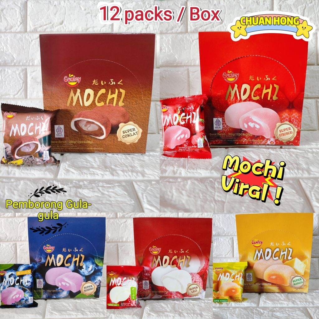 Conley Mochi Super Pelbagai Perisa 12pcs / Box | Shopee Malaysia
