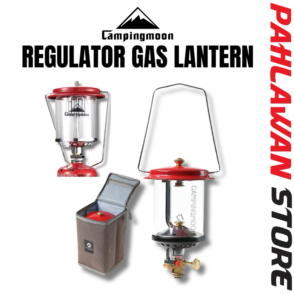Campingmoon T-9 Moon Star Regulator Gas Lantern (including storage bag ...