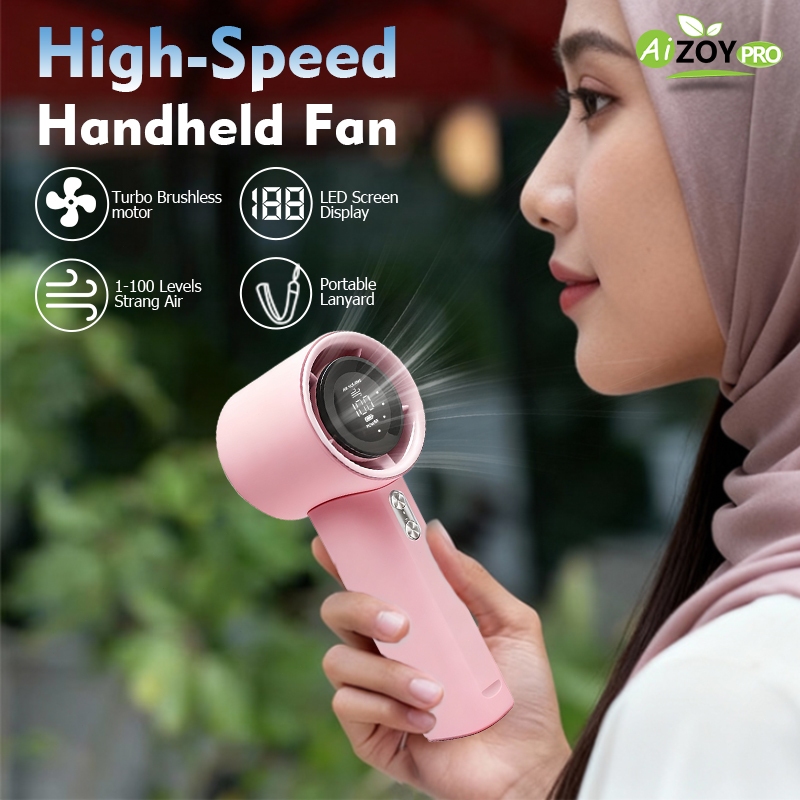 Handheld Portable Fan USB kipas Mini Fan Rechargeable Turbofan With ...