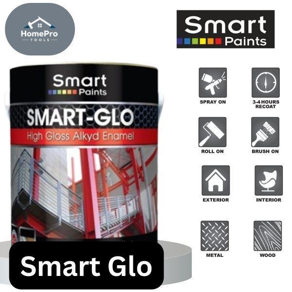 1L/5L SMART PAINT High Gloss Alkyd Enamel Smart-Glo | Shopee Malaysia
