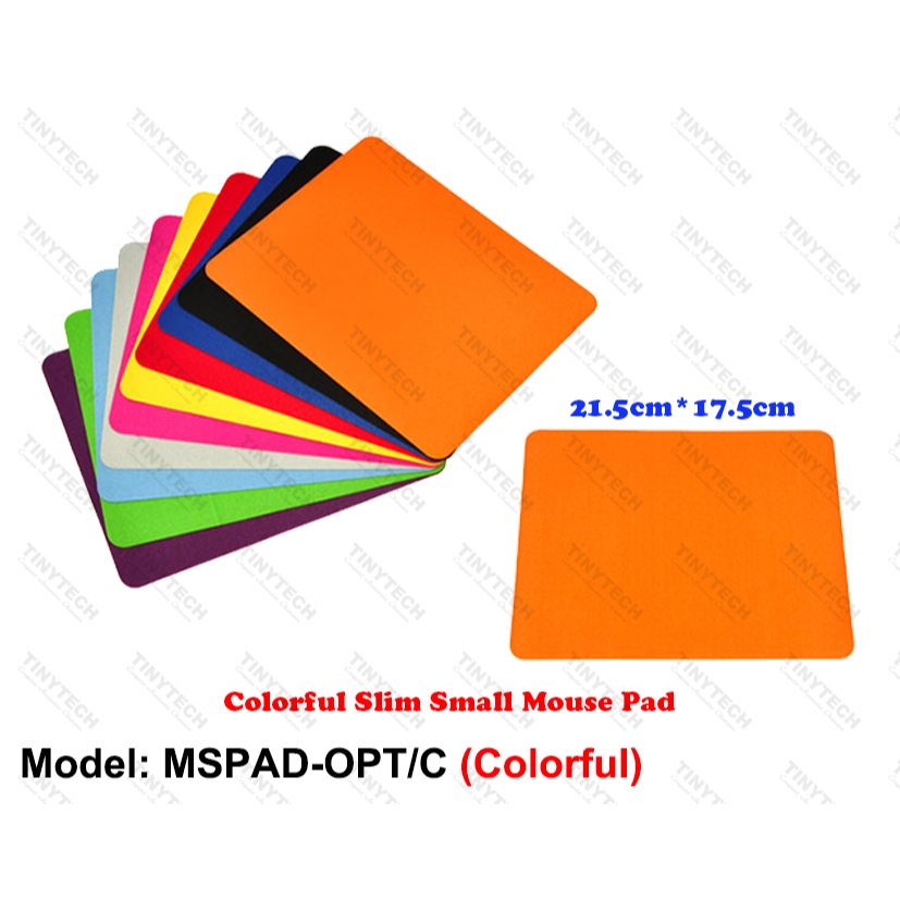 OPT/C COLORFUL SLIM MOUSE PAD SMALL MOUSE PAD FOR DESKTOP LAPTOP ...