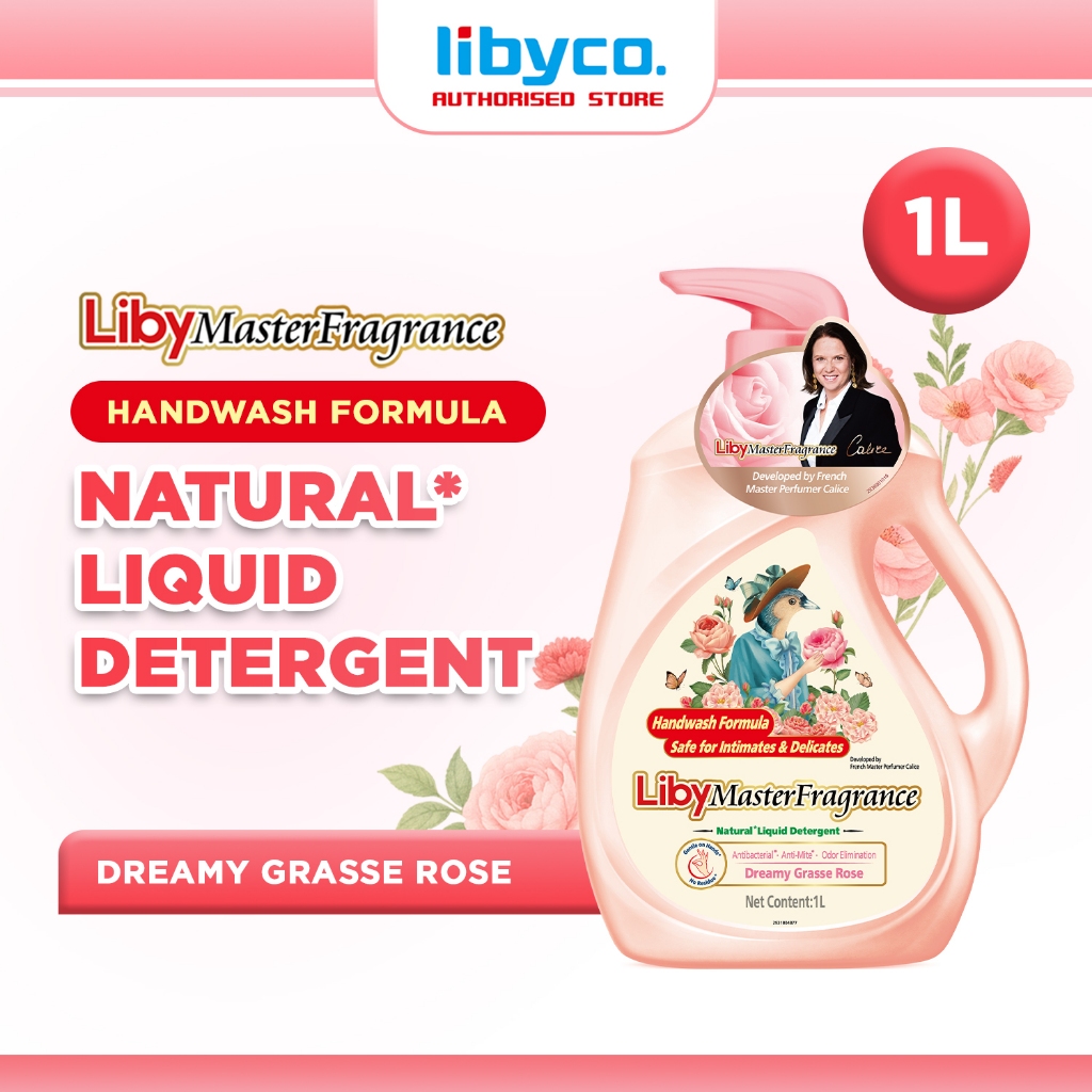 LIBY Master Fragrance Handwash Formula Natural Liquid Detergent (Dreamy ...