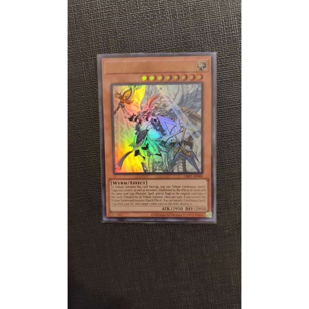 Yugioh : CR07-AE085 Master Peace, the True Dracoslaying King | Shopee ...